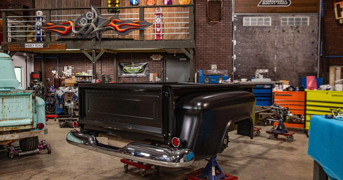 Stacey David's Making the Bed on a Classic Truck